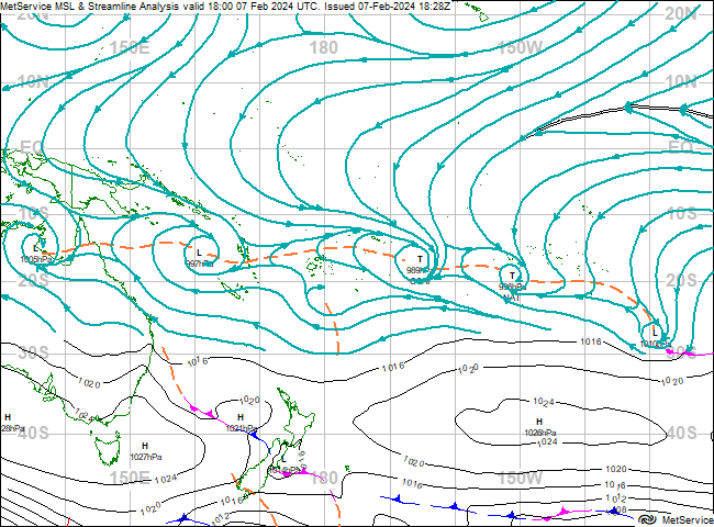 Courtesy of New Zealand Met.Service